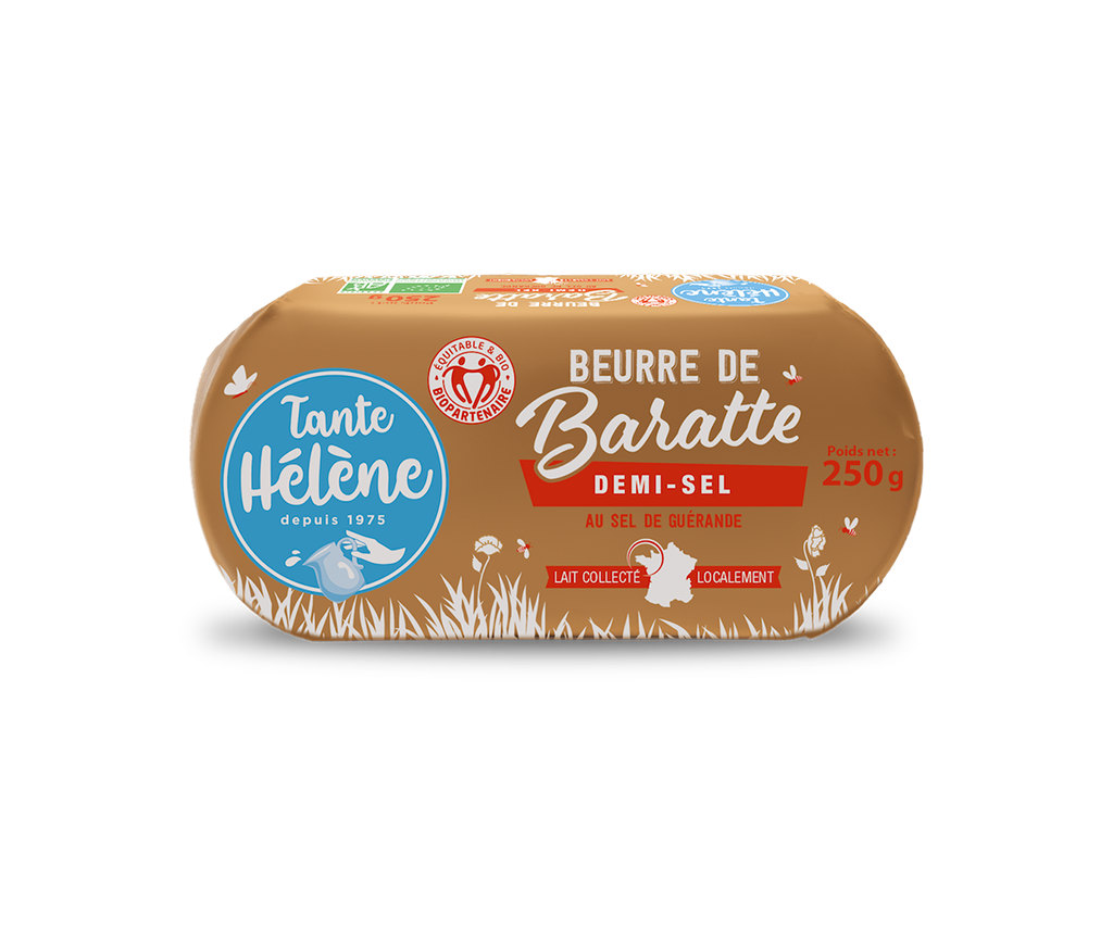 Beurre de Baratte Demi-Sel | Tante Hélène Beurre de Baratte Demi-Sel | Tante Hélène